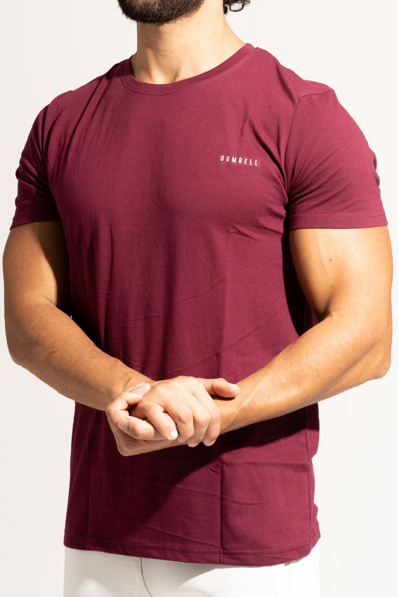 Bold Basics - Merlot Tees – Dumbell Wear